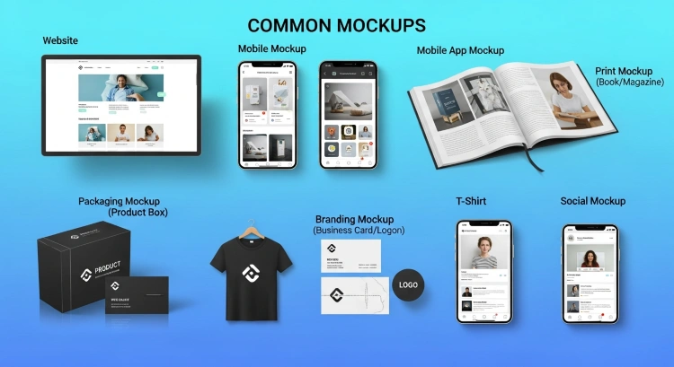 Mockup Là Gì? Phân Biệt Wireframe, Mockup & Prototype